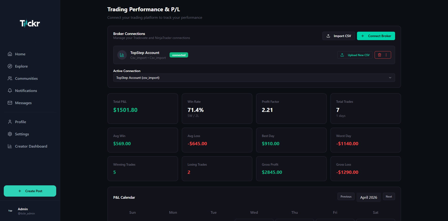 Tickr — The Ultimate Platform for Traders & Trading Communities | Join ...